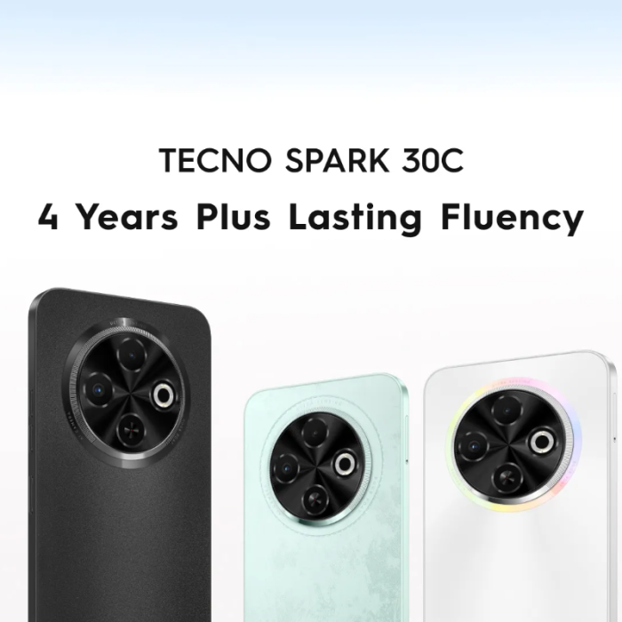 Tecno Spark 30C (KL5) 4GB RAM + 128GB ROM - shopahome.com